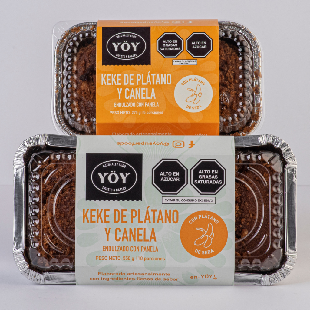 Compra Online Keke de Plátano y Canela x 550 g - YÖY Superfoods