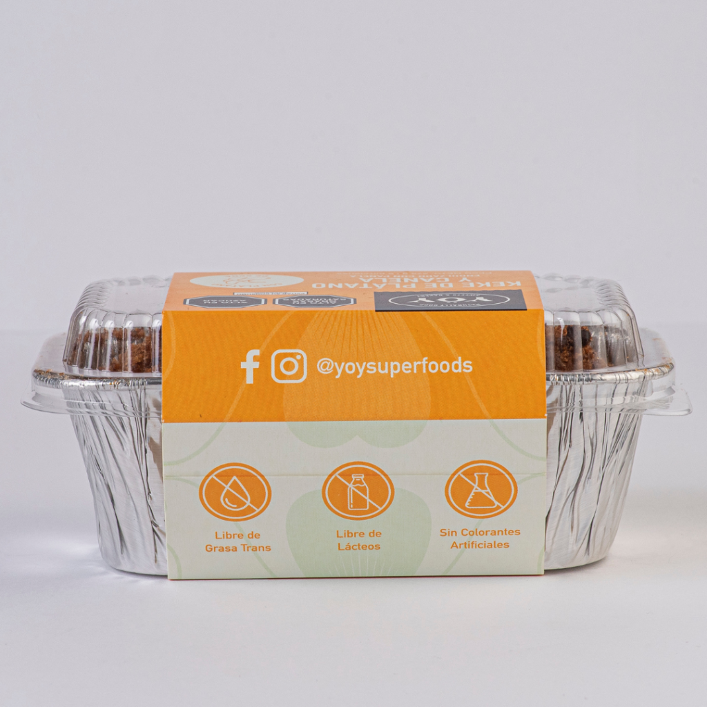 Compra Online Keke de Plátano y Canela x 275 g - YÖY Superfoods